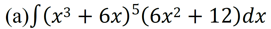 Solved (a) \\( \\int\\left(x^{3}+6 x\\right)^{5}\\left(6 | Chegg.com