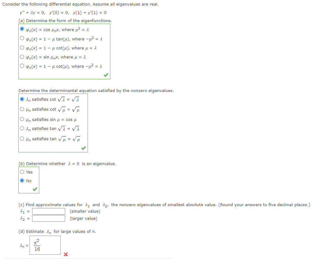 Solved Consider the following differential equation. Assume | Chegg.com