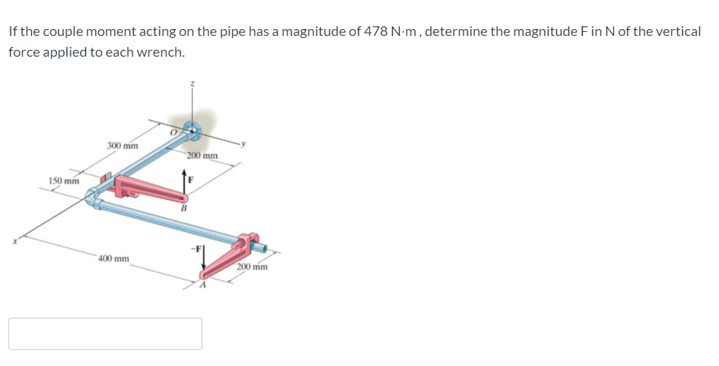 Solved If the couple moment acting on the pipe has a | Chegg.com