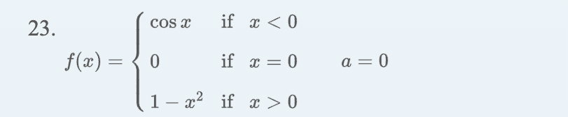 Solved 19,20,21,22,23, and 24 Explain why the function is | Chegg.com