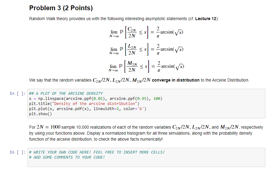 Given a simple symmetric random walk (Sn)nzo with So | Chegg.com