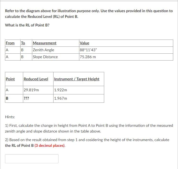 [Solved]: A surveyor uses a total station to measure the