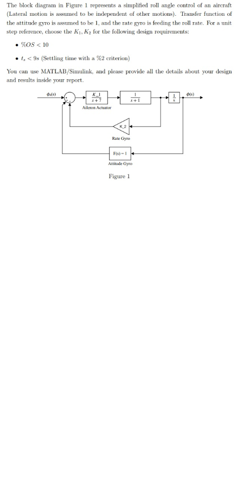The block diagram in Figure 1 represents a simplified | Chegg.com