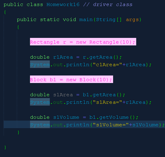 Solved How do I fix these Java errors? interface | Chegg.com