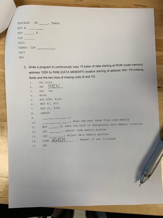 Solved 1. Write an 8051 program to transfer serially the | Chegg.com