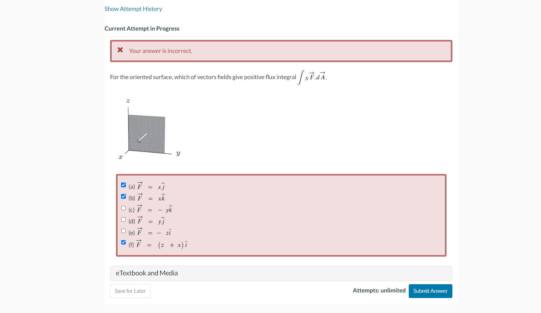 Solved For the oriented surface, which of vectors fields | Chegg.com