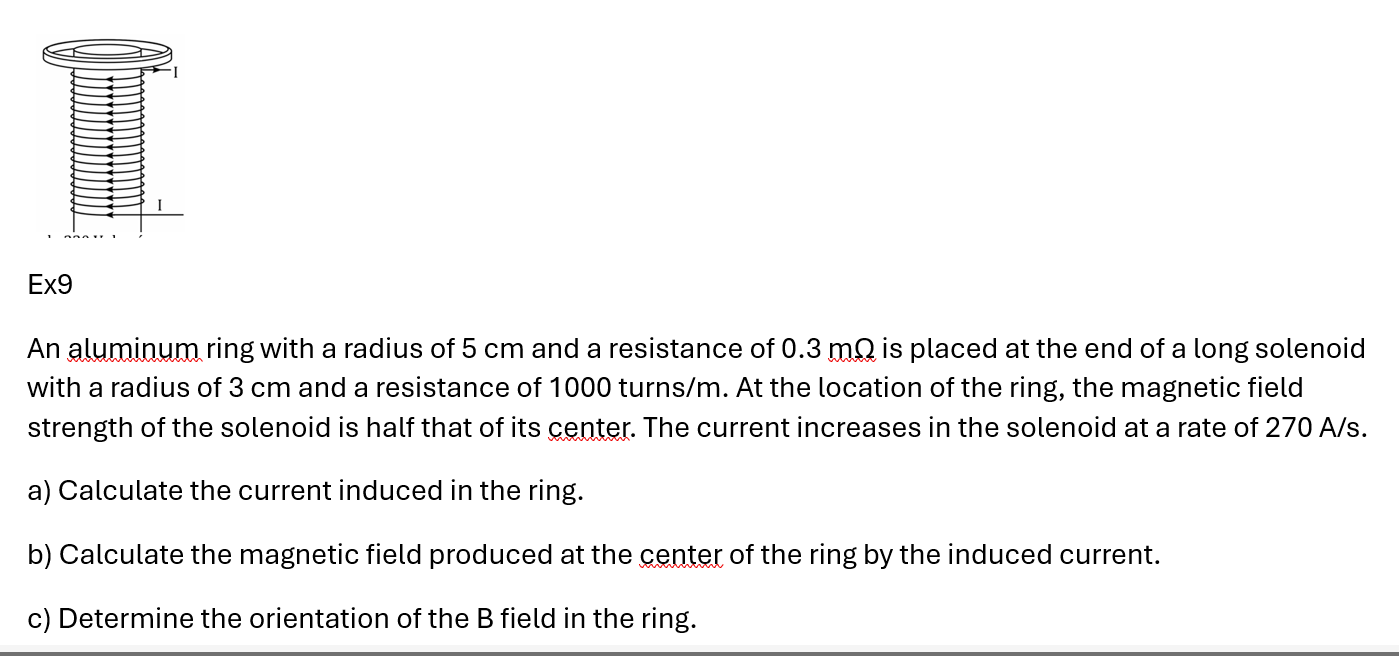 Solved Advanced Physics - ﻿Electromagnetic Induction Please | Chegg.com