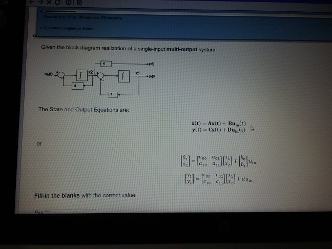 Solved -> XCO to completion Stan Given the block diagram | Chegg.com