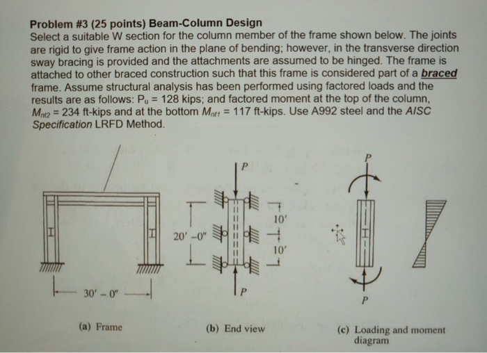 Beam Column Problems - The Best Picture Of Beam