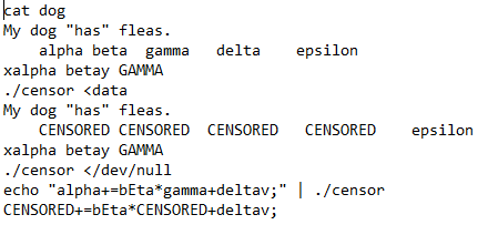 Solved write a C++ program called "censor" that will read | Chegg.com