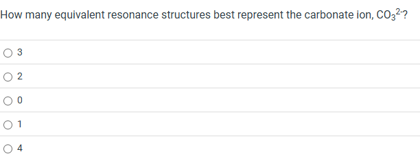 Solved How many equivalent resonance structures best | Chegg.com