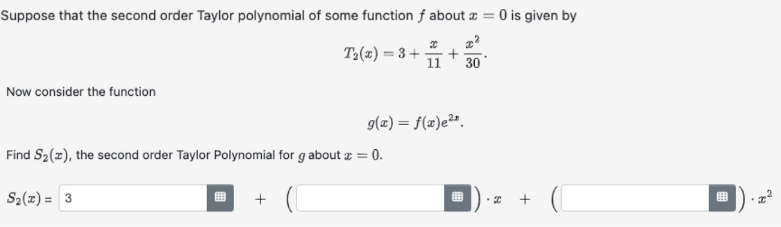 Solved Find the Taylor polynomial for the function | Chegg.com