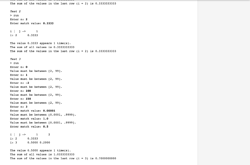 Solved Programming Problem Write a program that displays the | Chegg.com