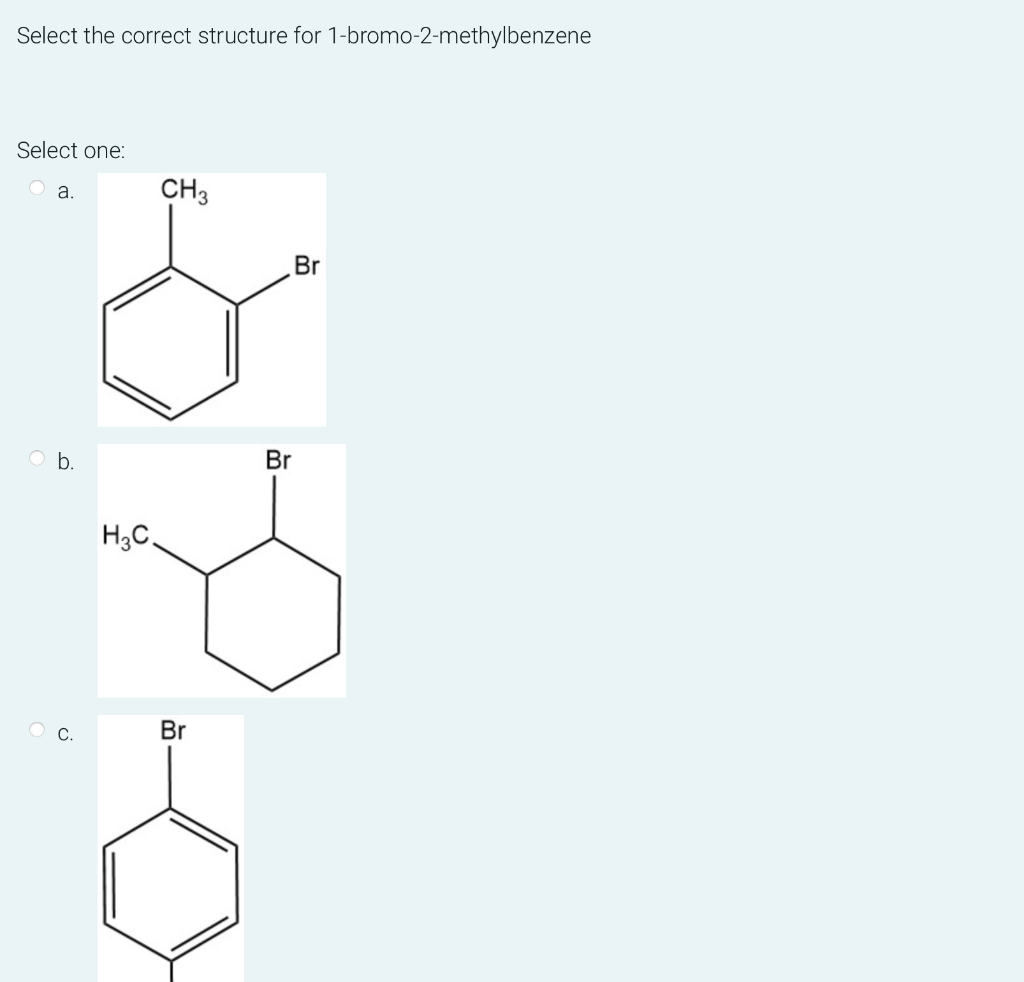 Solved Select the correct structure for | Chegg.com
