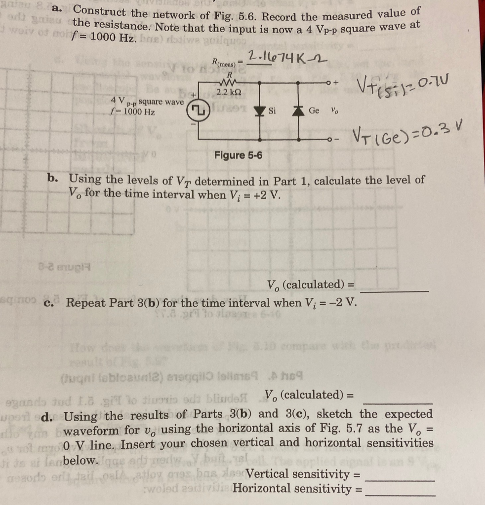 Solved od grad the resistance. Note that the input is now a | Chegg.com