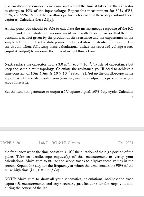 Figure 2 shows a series RC circuit. With a 10KOhm | Chegg.com