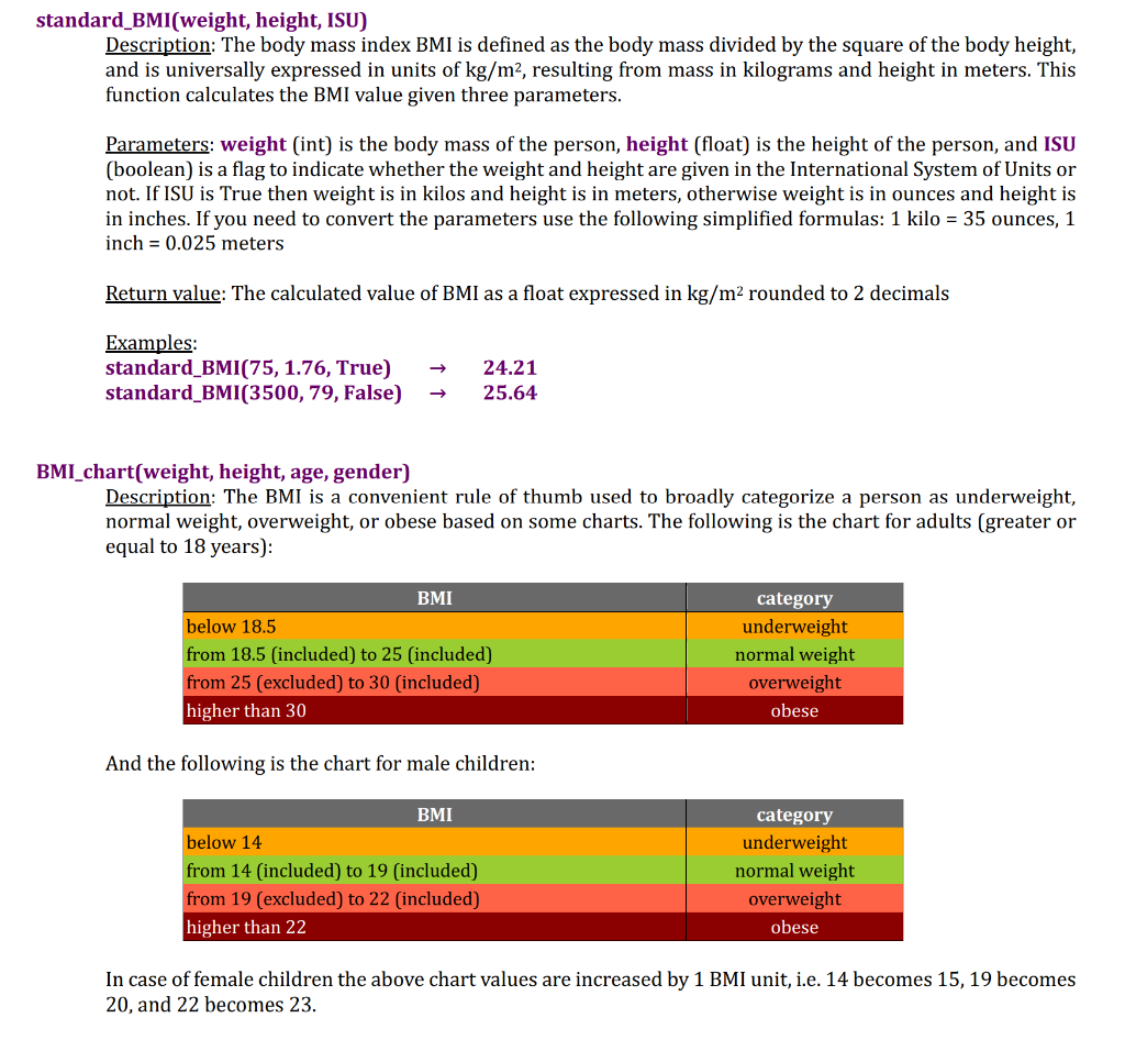 Solved def function_name(arg1, arg2, etc.) # this line is | Chegg.com