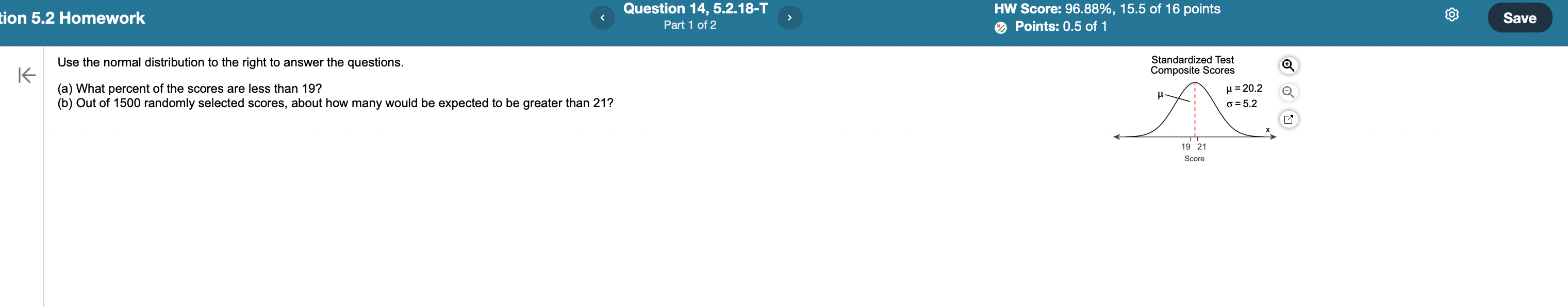 Solved Use the normal distribution to the right to answer | Chegg.com