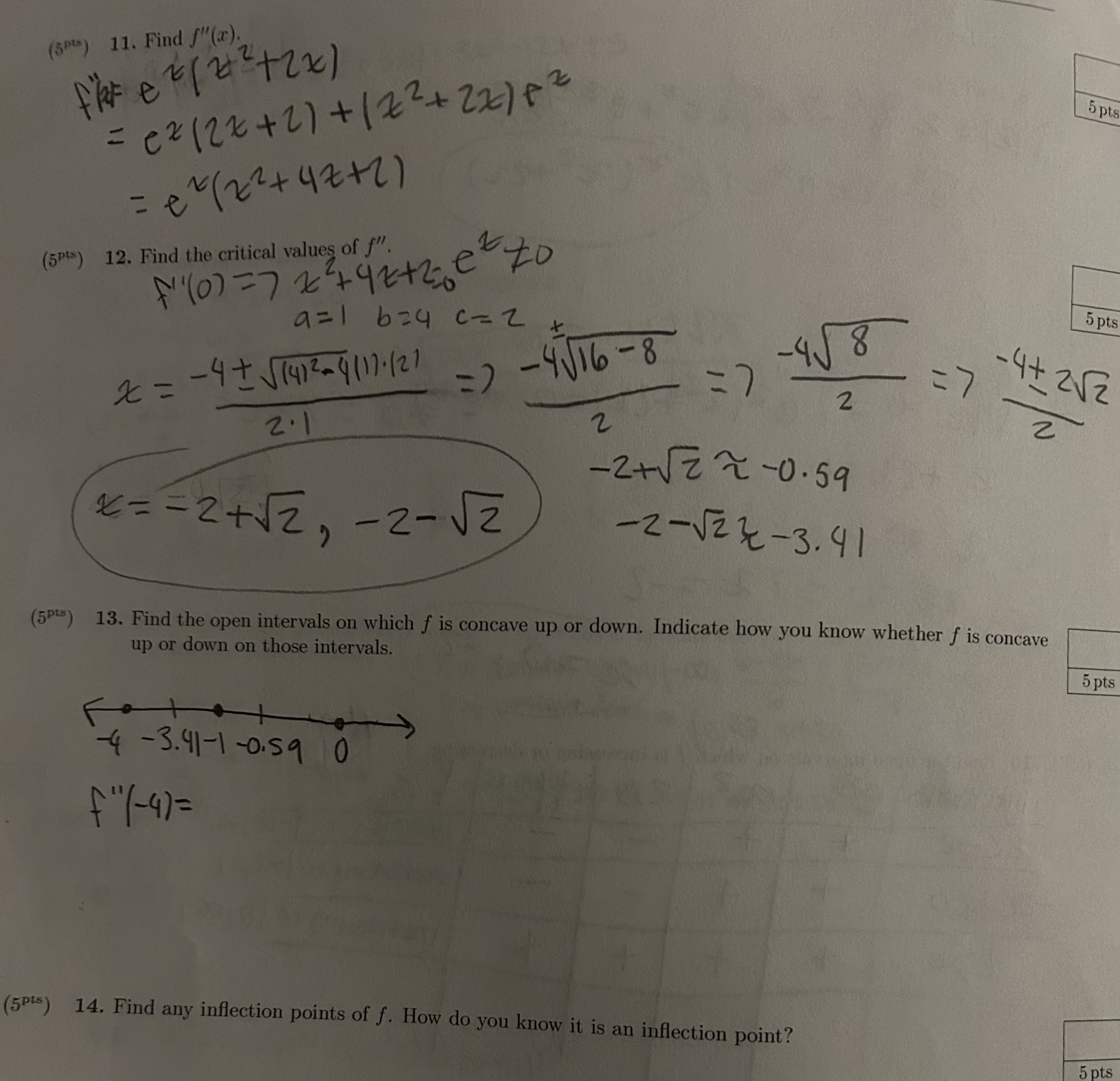 Solved Let f(x)=x2ex. 8. Find f′(x) 8. Find | Chegg.com