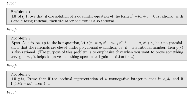 Solved Informal Proofs: Prove that if one solution of a | Chegg.com