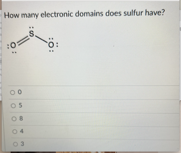 Solved How many electronic domains does nitrogen have? 0 1 2 | Chegg.com