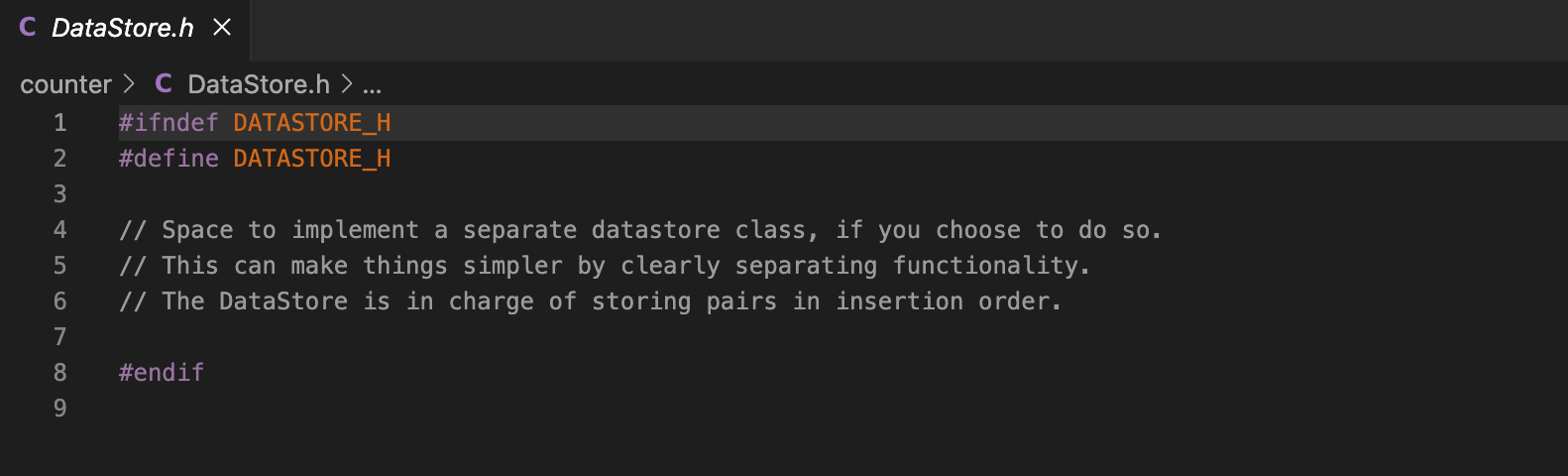 Solved \# Counter In this lab, you'll implement the _map_ | Chegg.com
