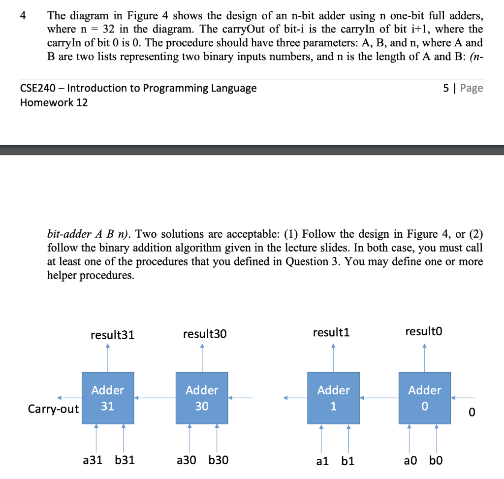 4 The diagram in Figure 4 shows the design of an | Chegg.com