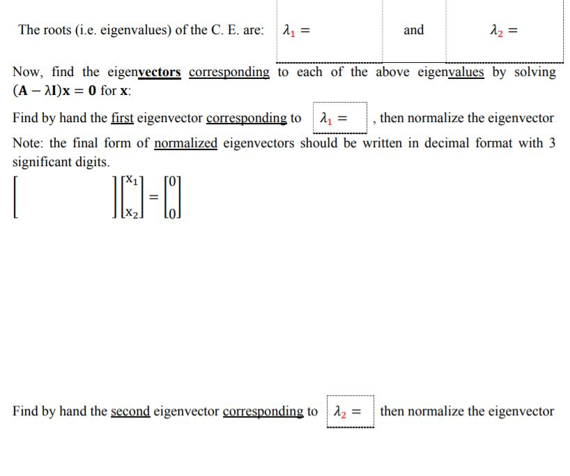 Solved 2. Diagonalizing a matrix For A, find and then use | Chegg.com