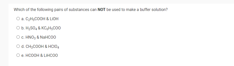 Solved What is the conjugate base of HBr ? a. Br− b. H2Br c. | Chegg.com