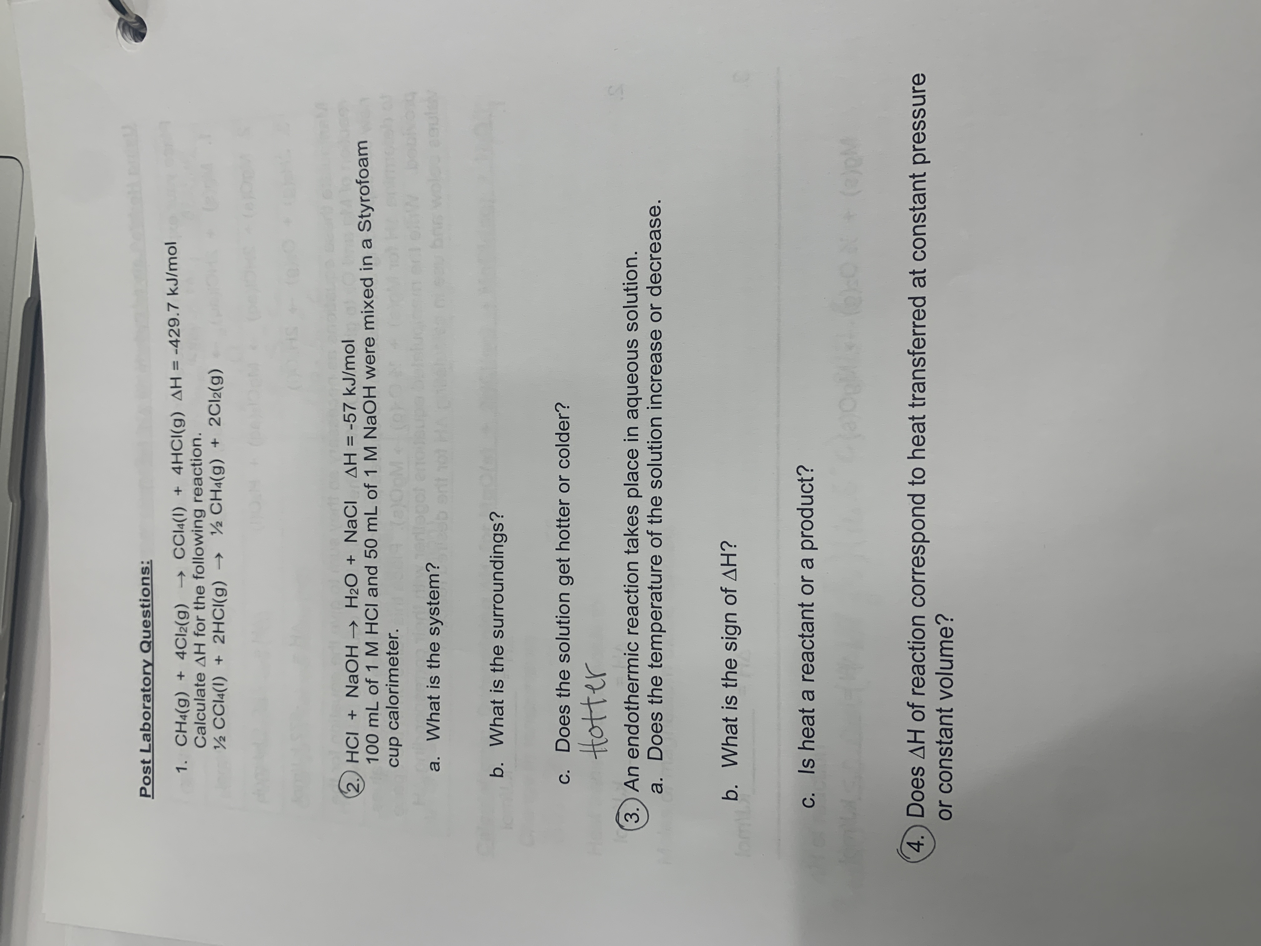 Solved Post Laboratory | Chegg.com