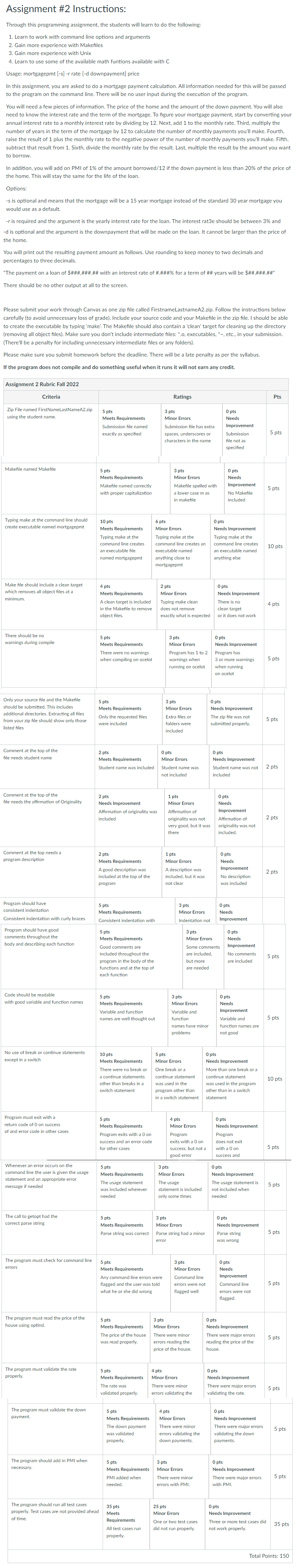 Write this program in C language. READ ALL THE | Chegg.com