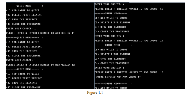 Solved Write a program by using data structure type queue | Chegg.com