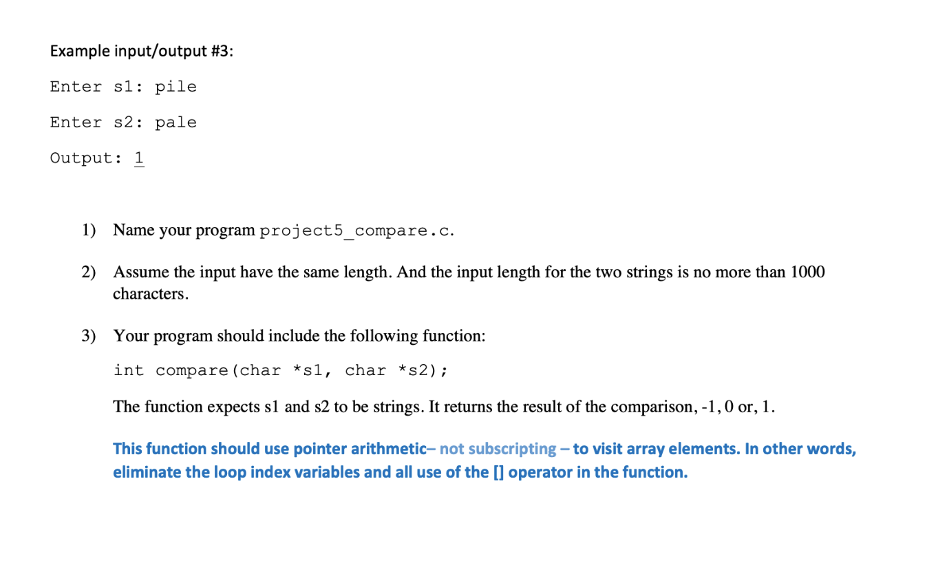Solved Problem 1 (50 points) Library function strcmp | Chegg.com
