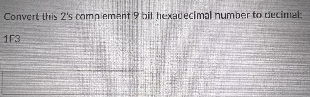 Solved What is the decimal value of the 11 bit unsigned | Chegg.com