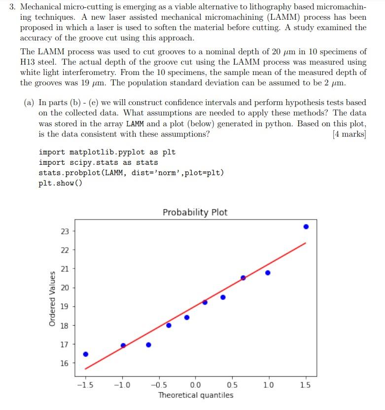 Solved 3. Mechanical micro-cutting is emerging as a viable | Chegg.com