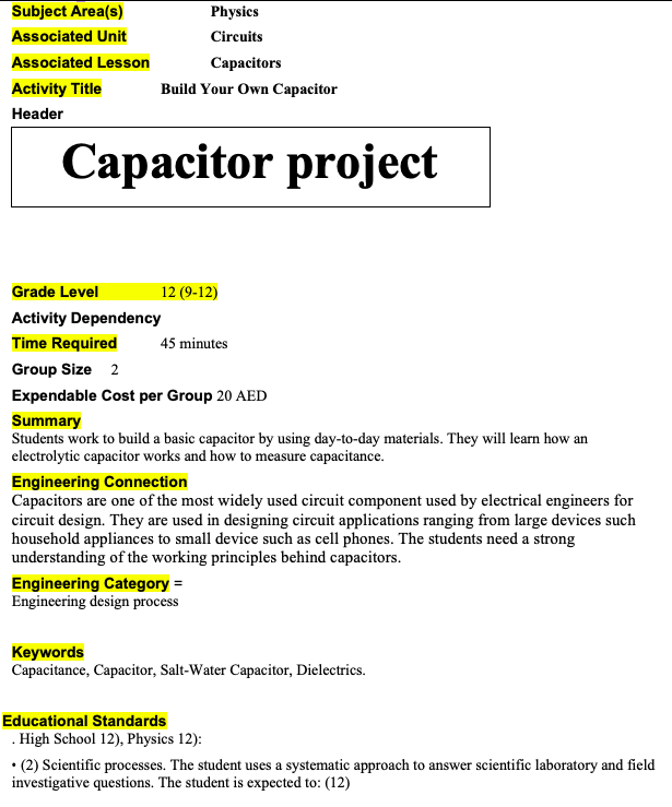 Subject Area(s) Associated Unit Associated Lesson | Chegg.com