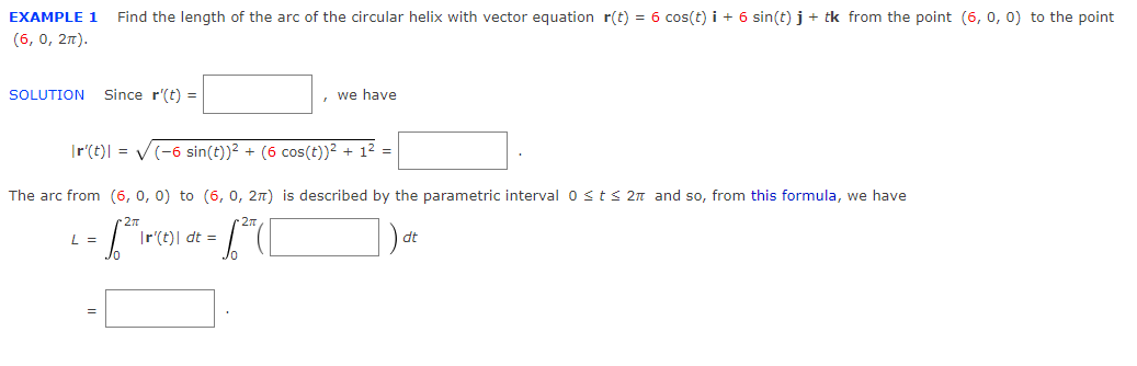 Solved EXAMPLE 1 Find the length of the arc of the circular | Chegg.com