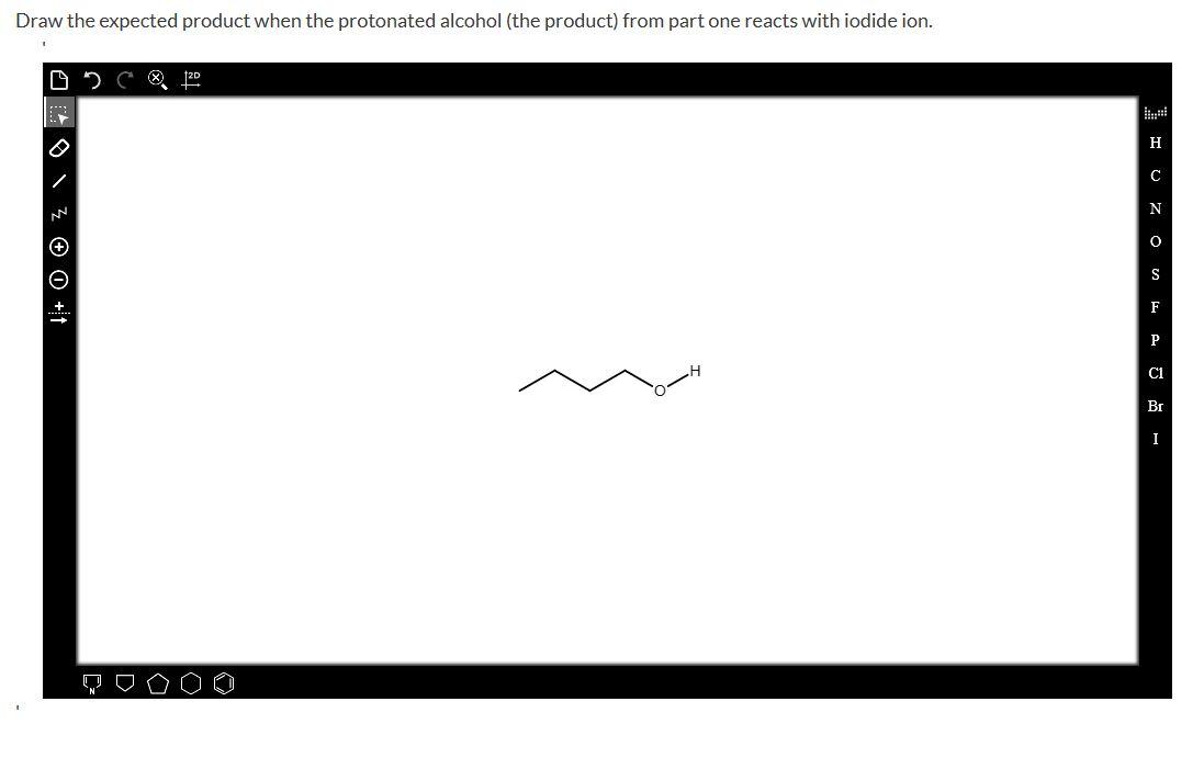 Solved Draw The Product Of The Reaction Of The Molecule