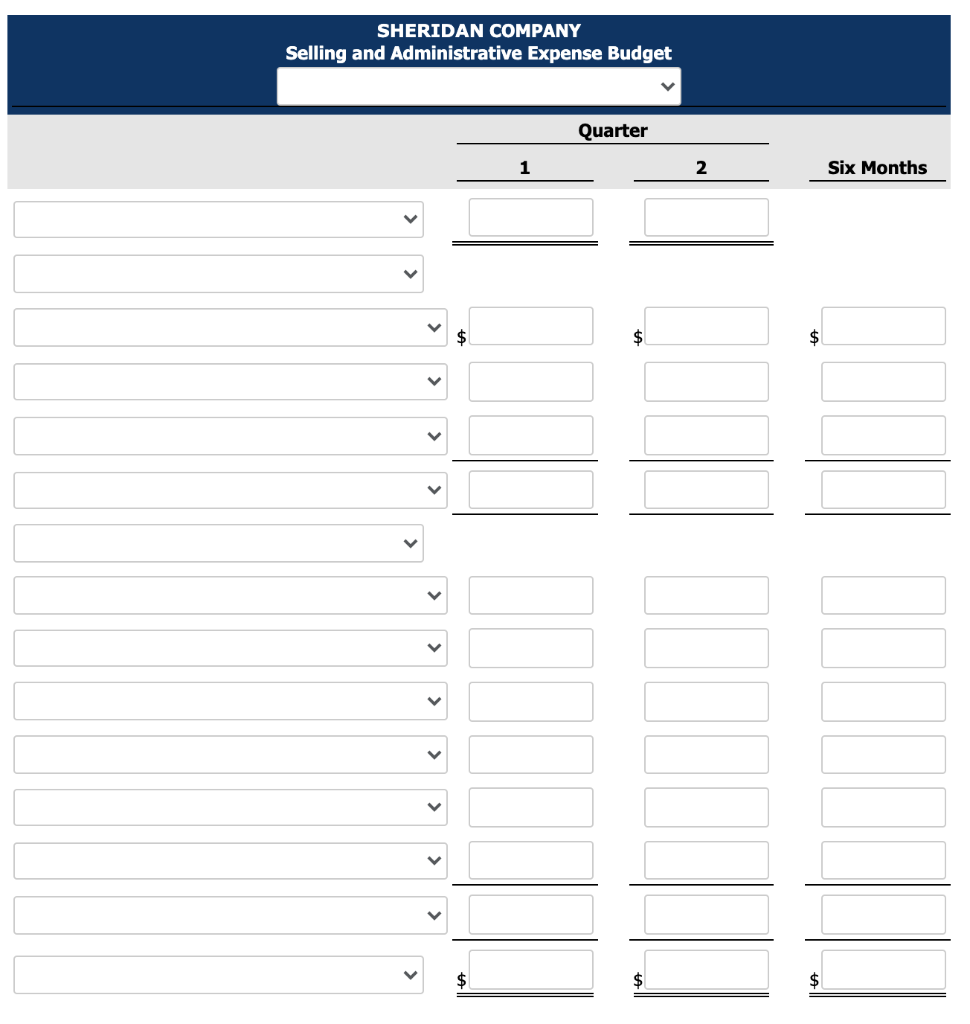 Solved Exercise 22-12 Sheridan Company combines its | Chegg.com