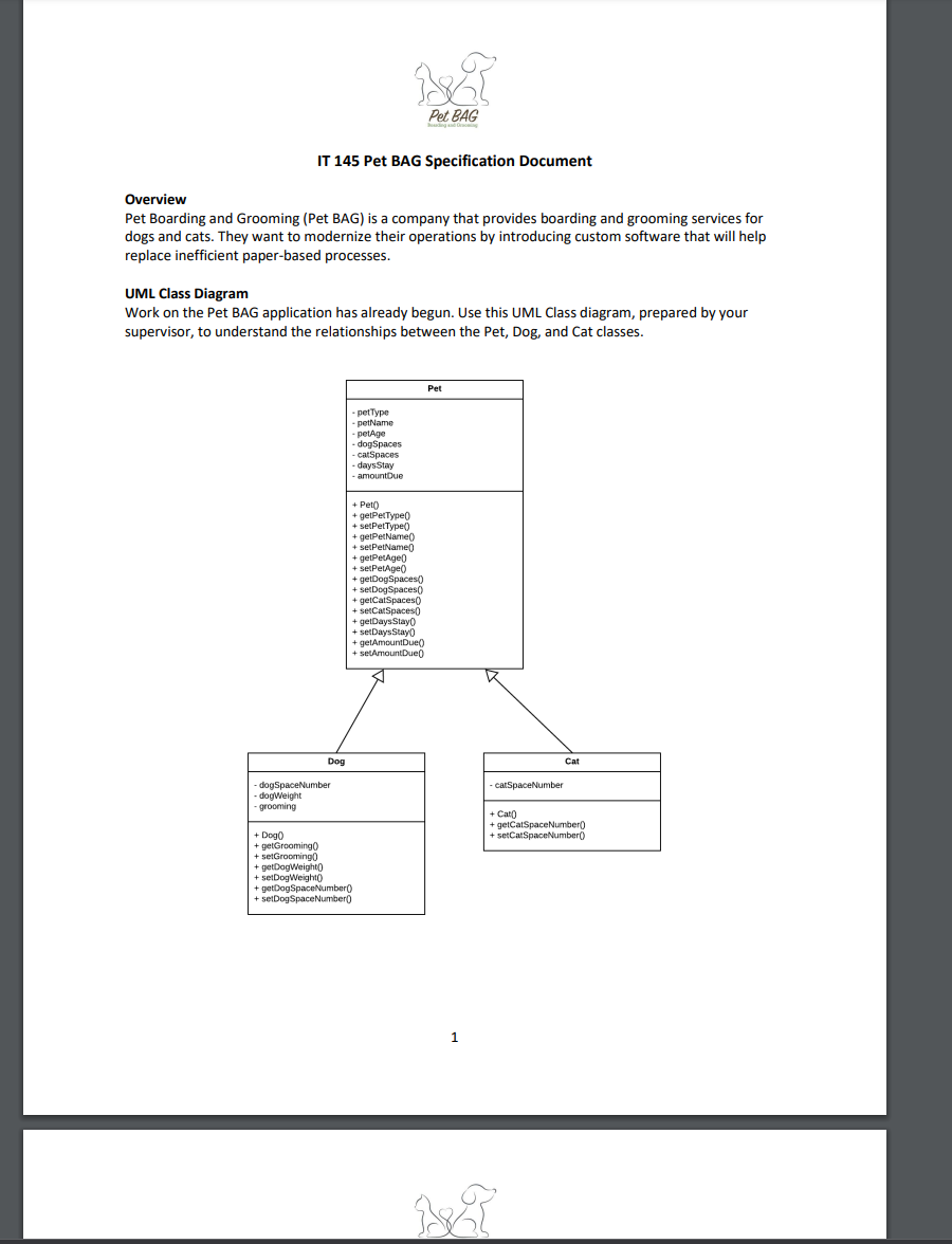 IT 145 Module One Milestone Guidelines and | Chegg.com