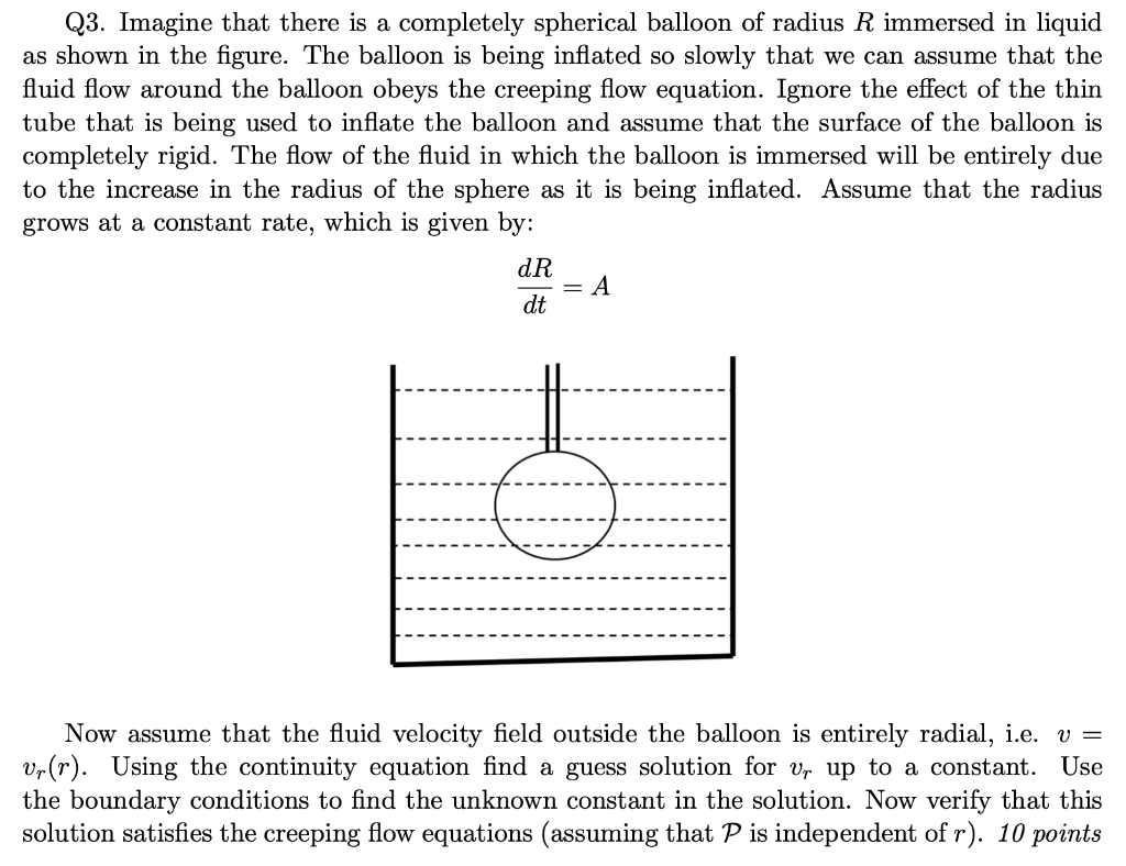 Solved Q3. Imagine that there is a completely spherical | Chegg.com