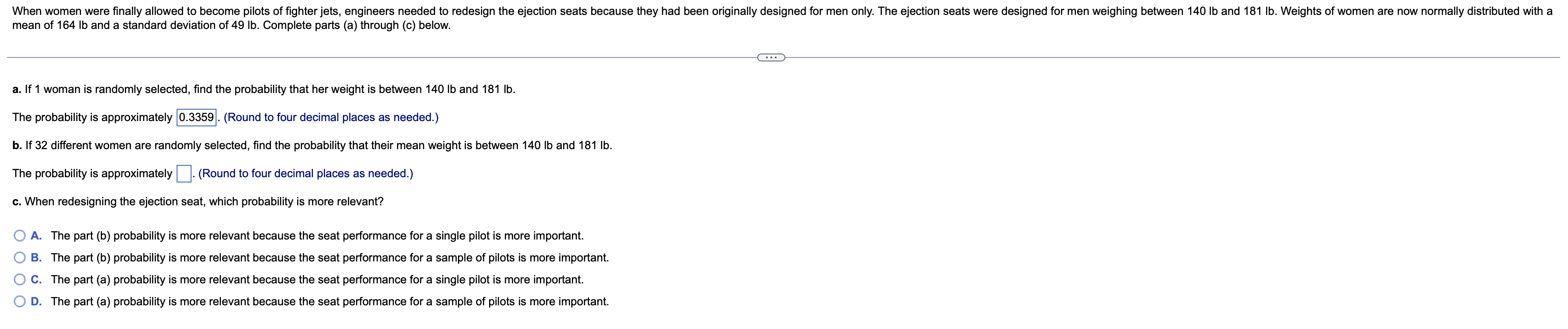 Solved When women were finally allowed to become pilots of | Chegg.com
