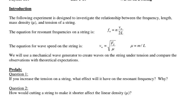 Solved DO Introduction The following experiment is designed | Chegg.com