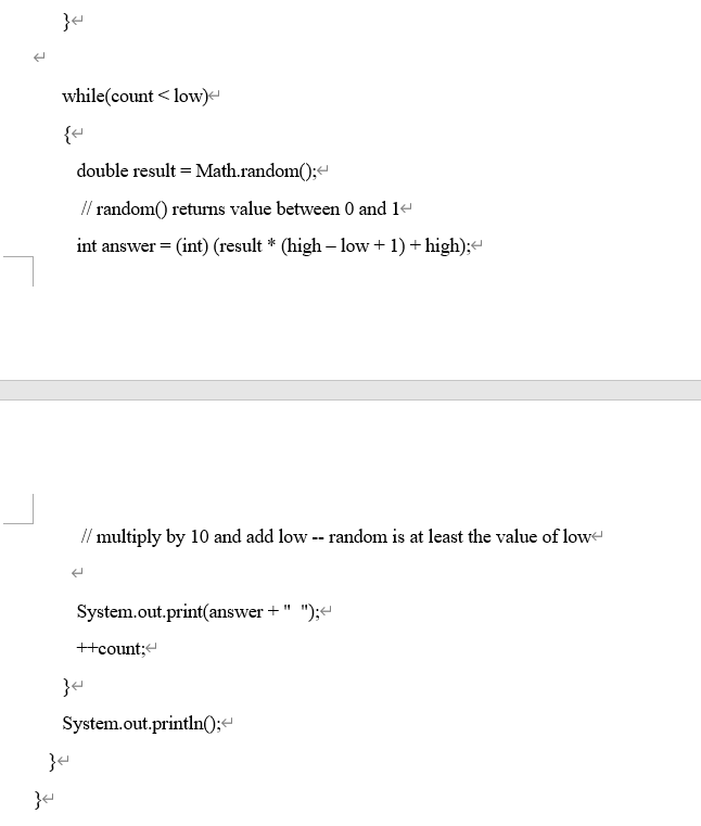 Solved 2. (5 Marks) The following Java code contains the | Chegg.com