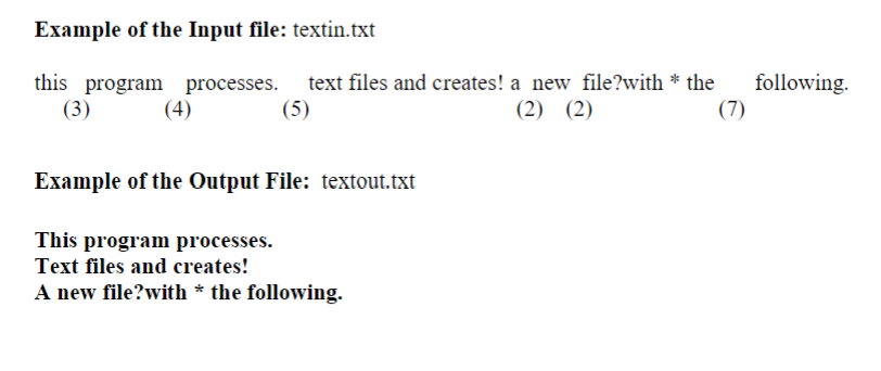 Solved Write a program that checks a text for several | Chegg.com Solved Write a program that checks a text for several | Chegg.com