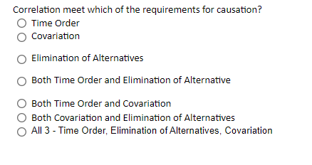 Solved Correlation meet which of the requirements for | Chegg.com