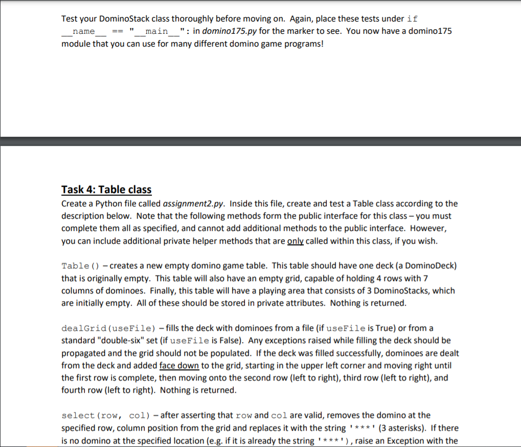 Assignment Specification You are tasked with creating | Chegg.com