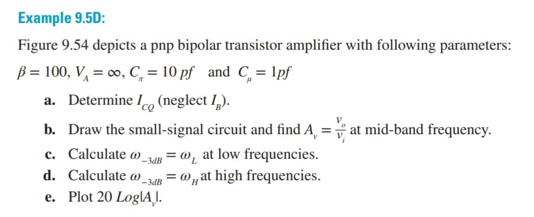 Solved Figure 9.54 depicts a pnp bipolar transistor | Chegg.com