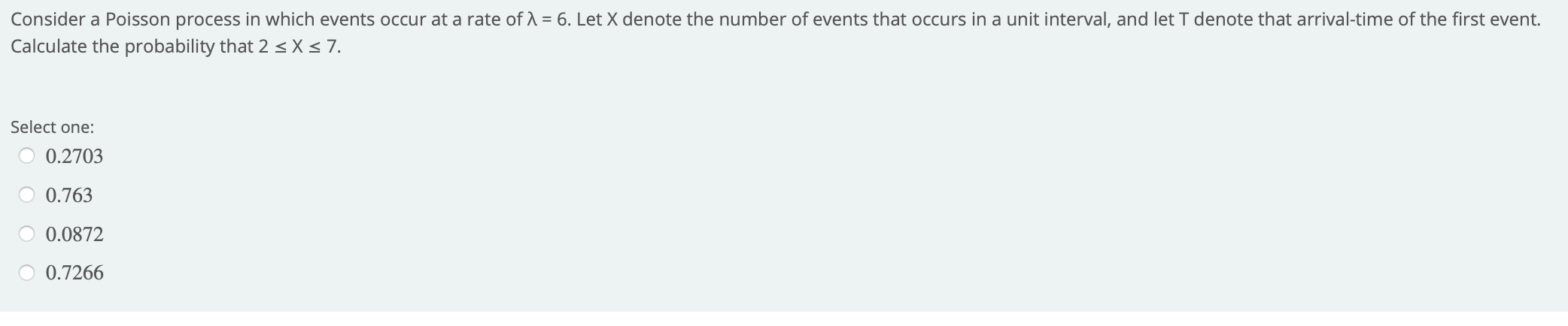 Solved Consider a Poisson process in which events occur at a | Chegg.com