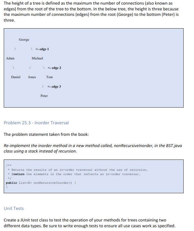 Solved Eleventh Assignment - Binary Search Tree Package: | Chegg.com